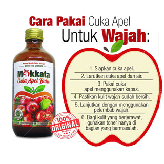 Jual CUKA APEL MAKKATA Original Untuk OBAT DIET Dan Kesehatan Batu ...