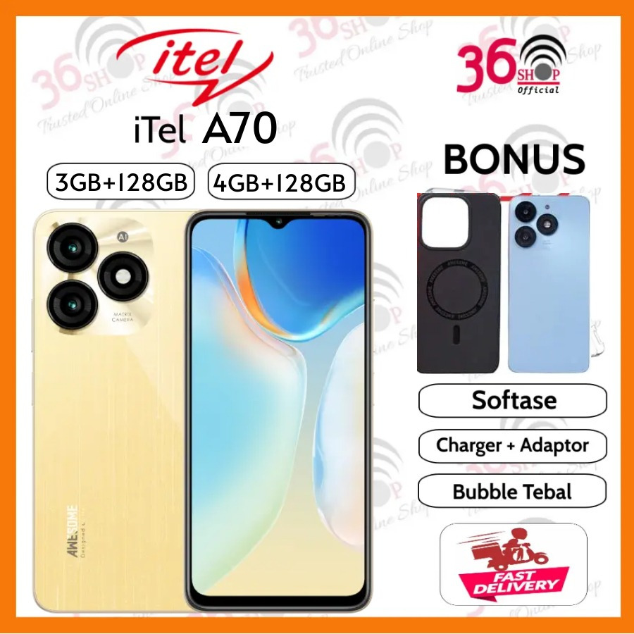 Jual Itel A70 [4GB+5GB+64GB] Garansi Resmi 1Tahun itel indonesia ...