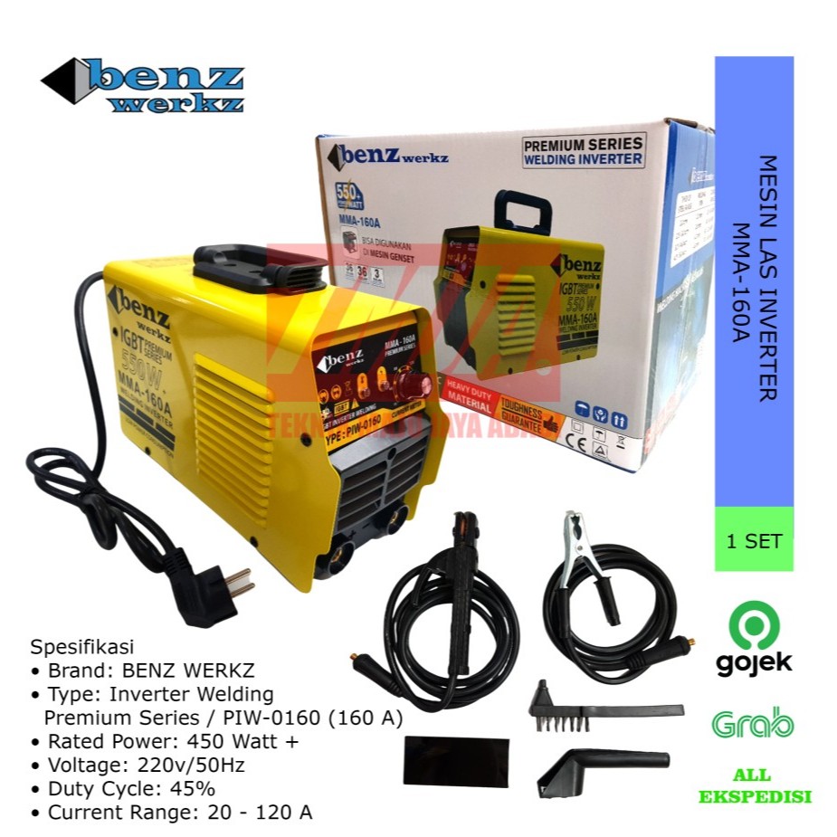 Jual BENZ Mesin Las Inverter / Travo Las 550W MMA-160A | Shopee Indonesia
