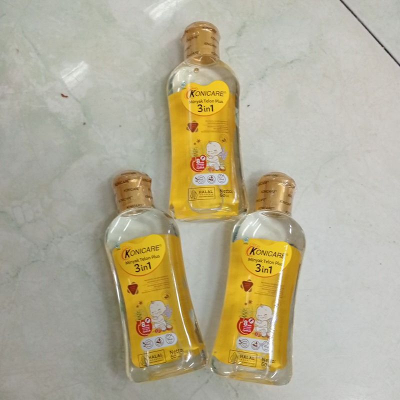 Jual KONICARE MINYAK TELON PLUS 3IN1 60ML | Shopee Indonesia