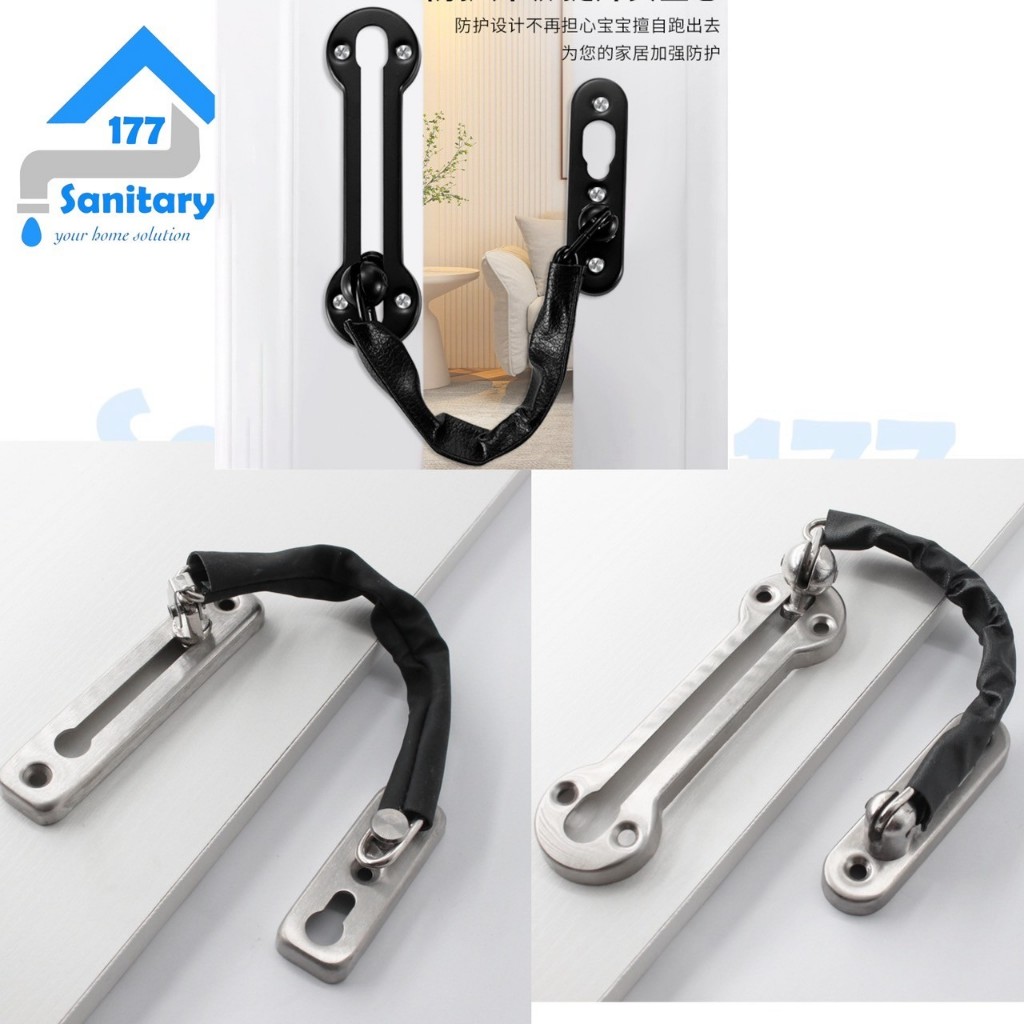 Jual Grendel Rantai Pintu Stainless 54s-Door Chain Kunci safety lock ...