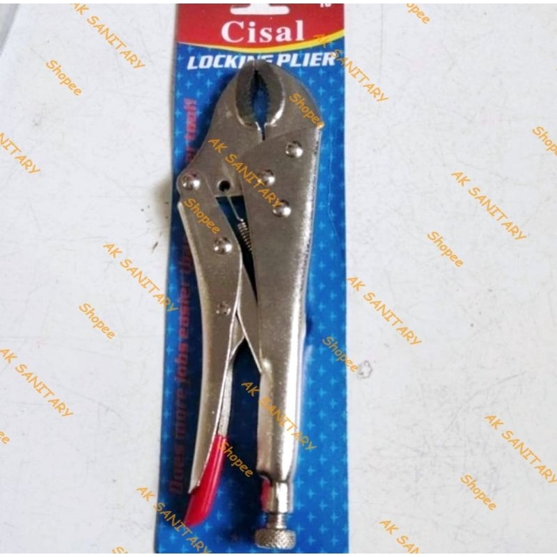 Jual Tang Buaya CISAL 10" Lurus / Tang Jepit Klem Locking Pliers Vice ...