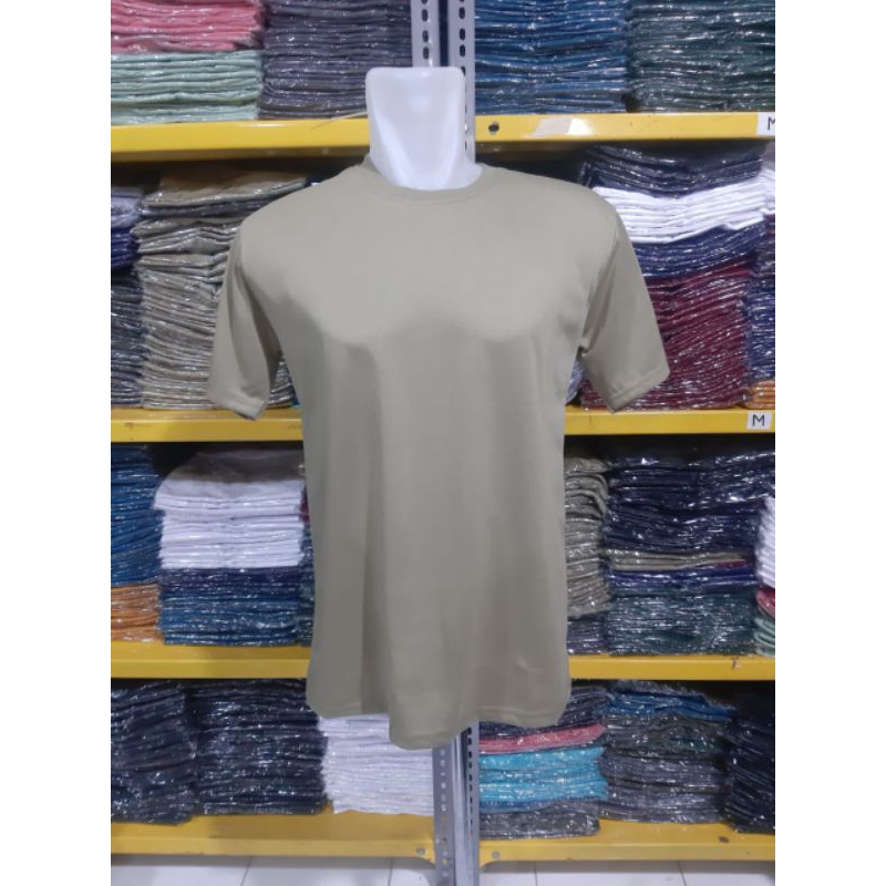 Jual [KAOS POLOS TERMURAH] Kaos Polos Atasan Pria Wanita Pendek PE 24s ...