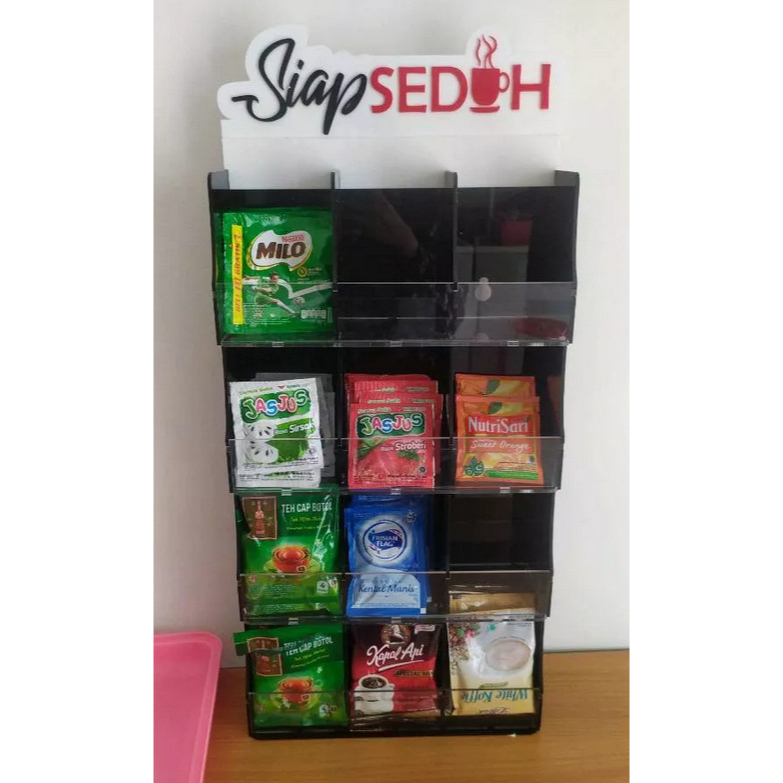 Jual Rak Kopi Akrilik Sachet Display Siap Seduh Hanging 12 | Shopee ...