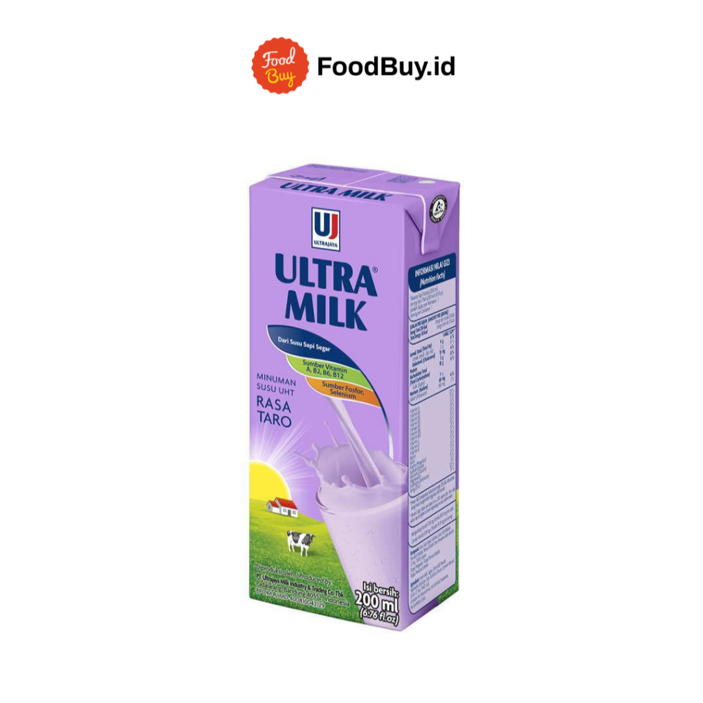 Jual Ultramilk Susu UHT Rasa Taro 200ml | Shopee Indonesia