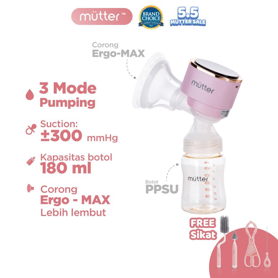 Jual MUTTER TOPAZ INTEGRATED ELECTRIC BREAST PUMP | POMPA ASI ELEKTRIK ...