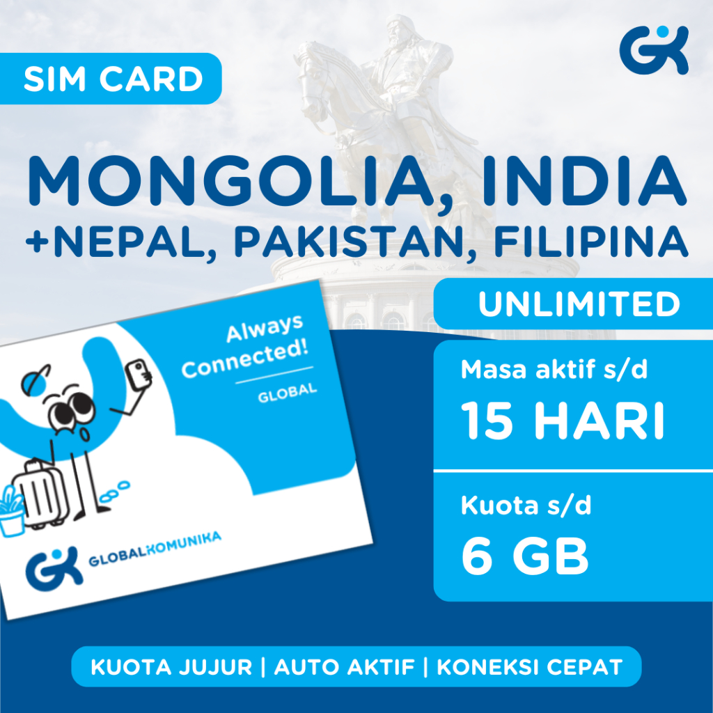 Jual Sim Card Mongolia Unlimited | Mongolia Sim Card Global Komunika ...