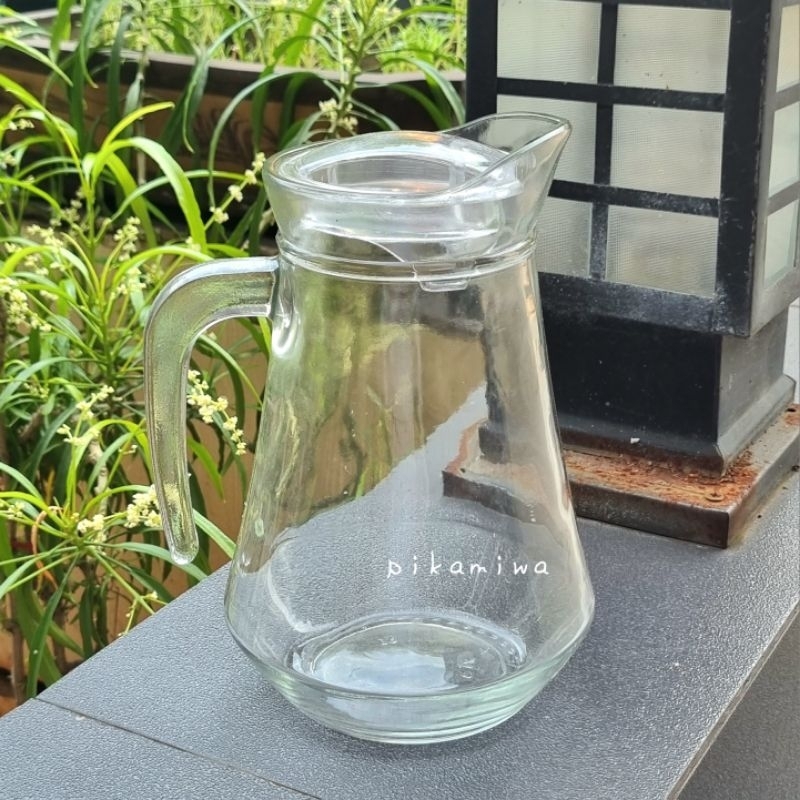 Jual 1 PCS PITCHER KACA POLOS 1,3 LITER SIERRA pitcher kaca pitcher teh ...