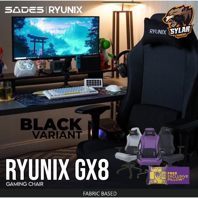 Jual Sades Ryunix GX8 Gaming Chair / Kursi Gaming | Shopee Indonesia