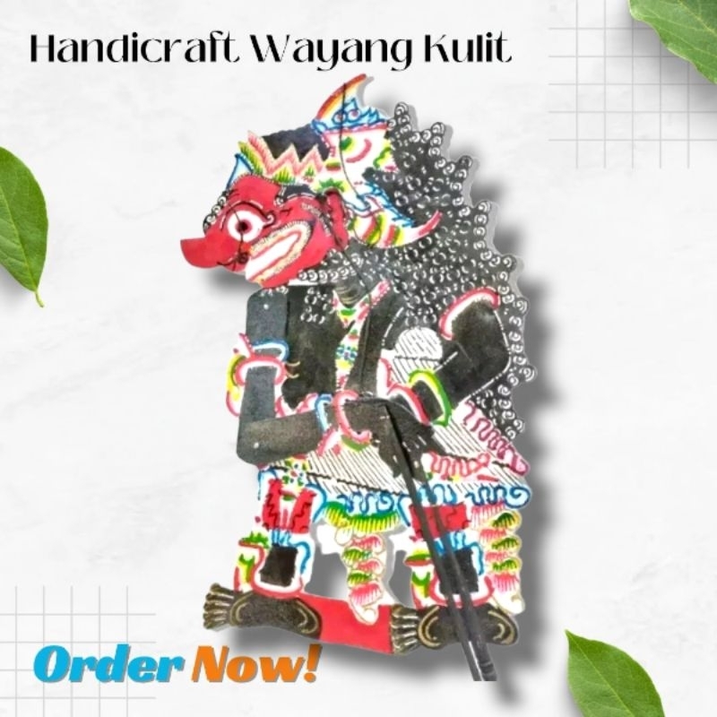 Jual Wayang Alusan Kulit Asli Wayang Buto Patih | Shopee Indonesia