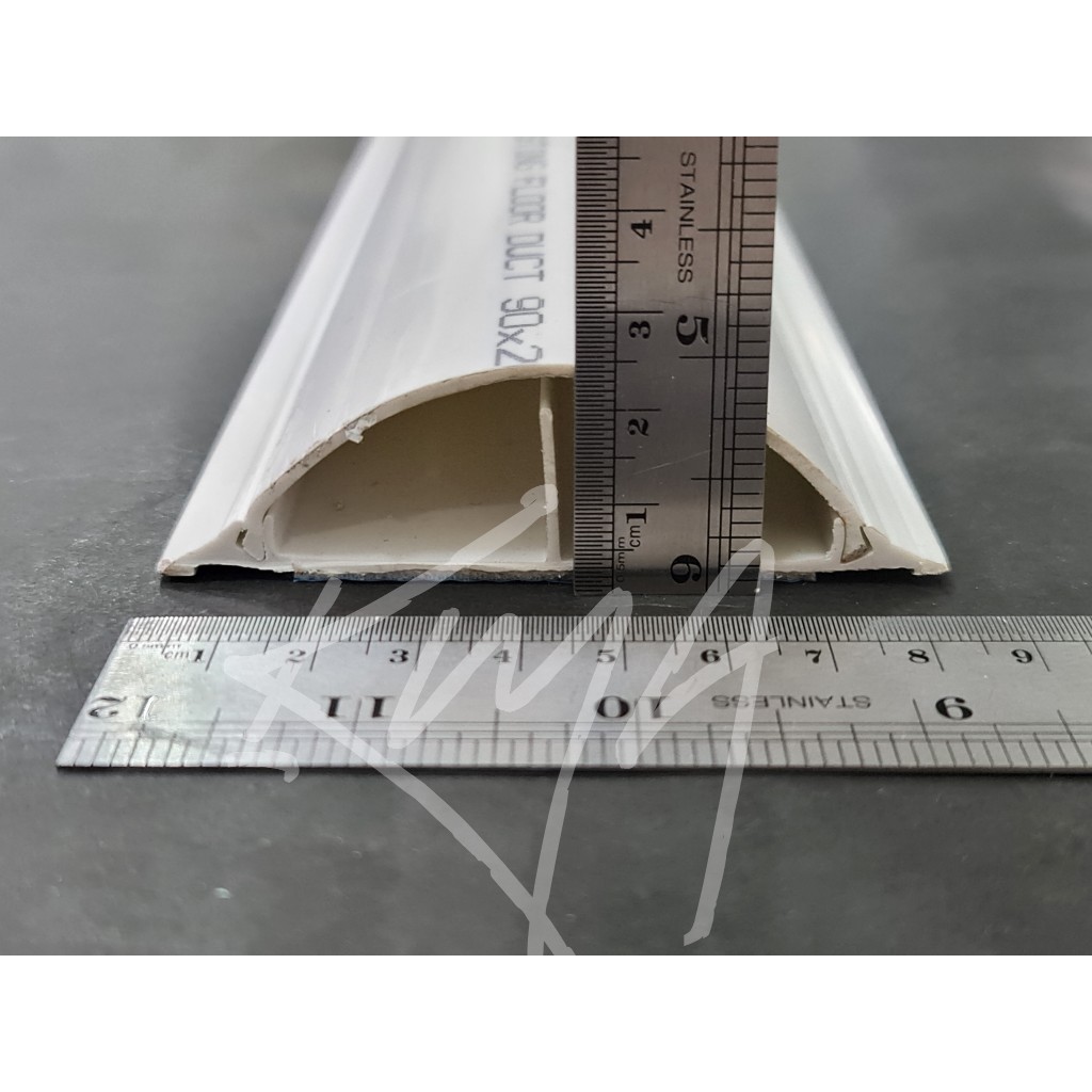 Jual kabel duct / duct protektor / floor duct lantai 90x20 | Shopee ...
