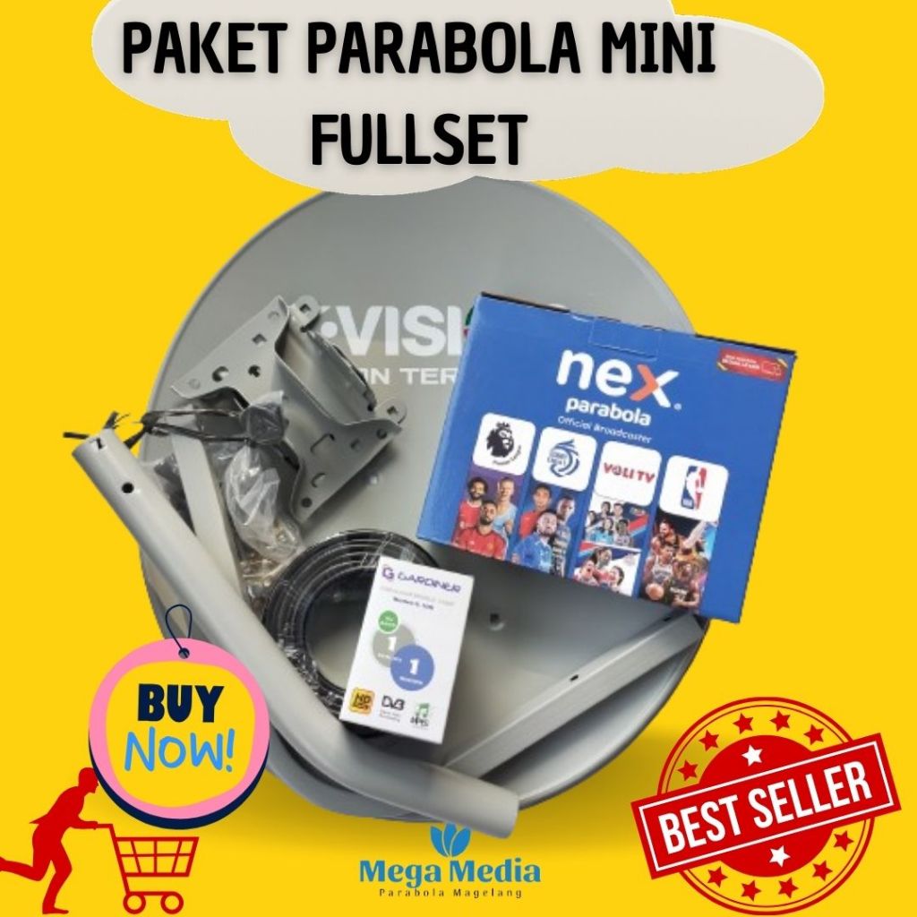 Jual Parabola mini fullset NEX PARABOLA TV Lokal komplit siap pasang ...