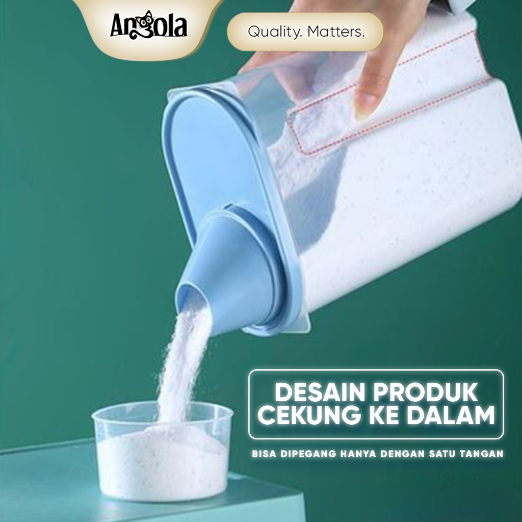 Jual ANGOLA Tempat Deterjen Bubuk C81-C82 Detergen Dispenser / Wadah ...