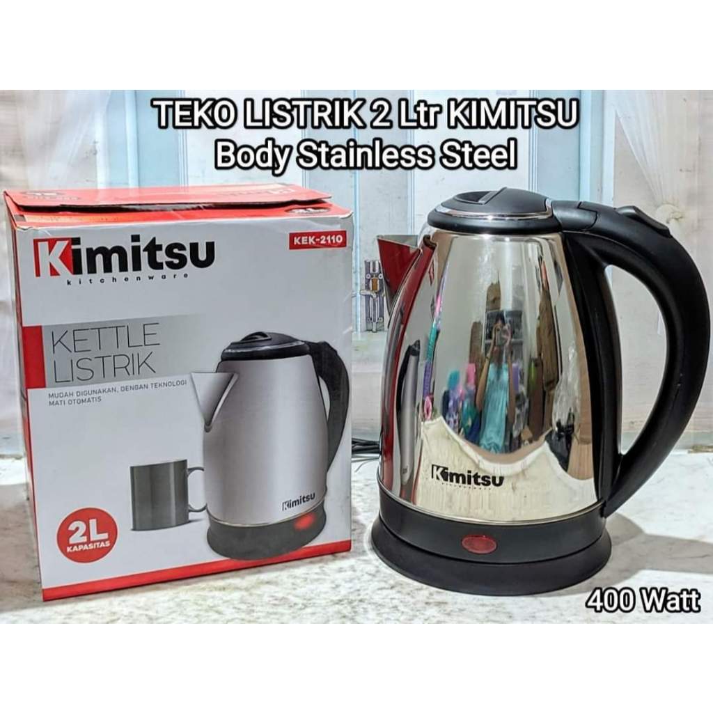 Jual KIMITSU-Teko listrik kimitsu kettle elektrik pemanas air stainless ...