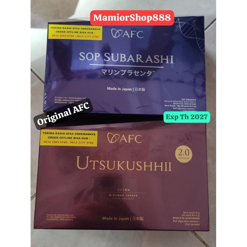 Jual SUBARASHII & UTSUKUSHII GOLD EXP TH 2027 , DIJAMIN 100% ORIGINAL ...