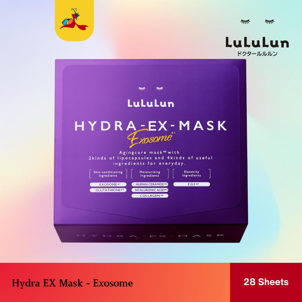 Jual Masker Wajah LuLuLun Hydra EX Mask Exosome Original Jepang ...
