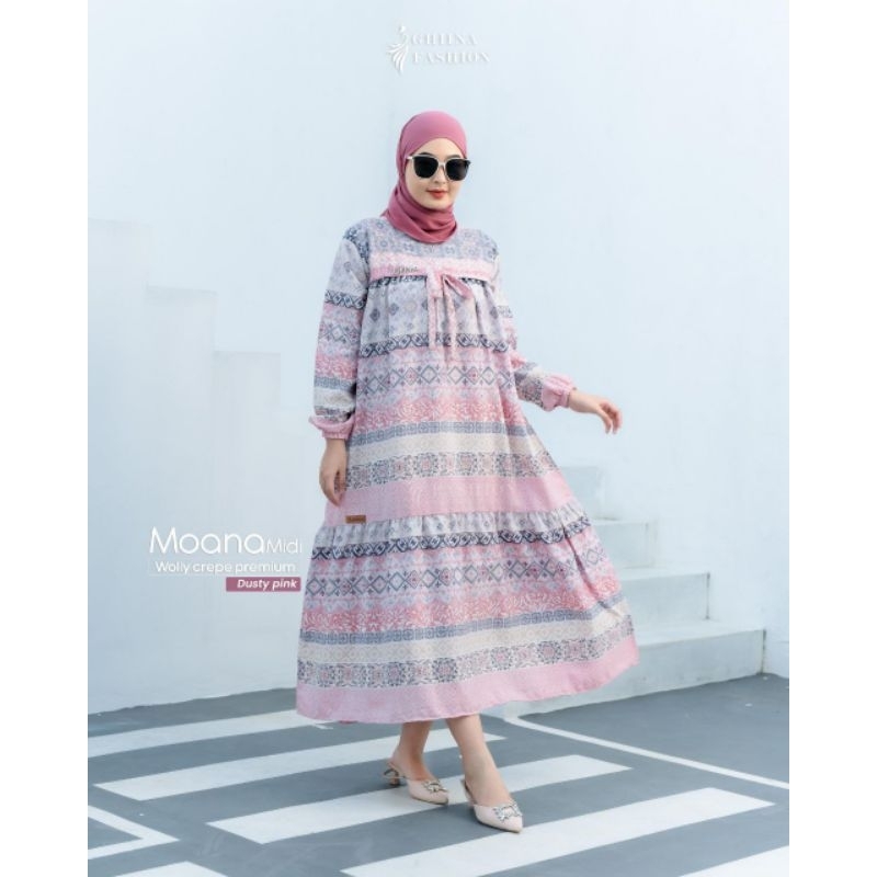Jual MOANA MIDI BY GHINA FASHION | Shopee Indonesia