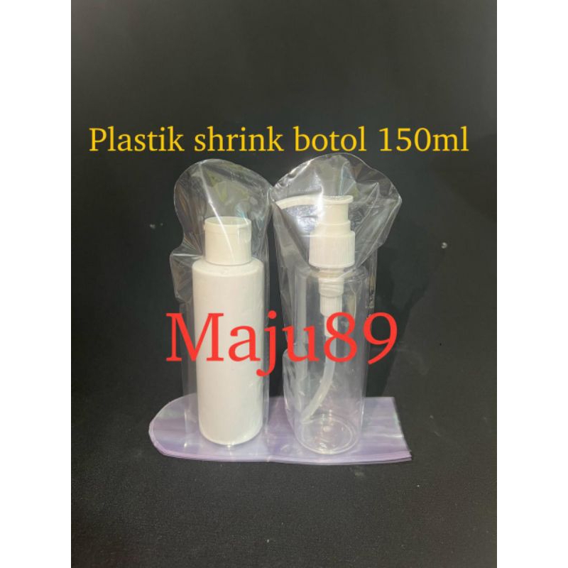 Jual Plastik segel botol 150ml Fliptop pump RF Tubular seal atas (isi ...