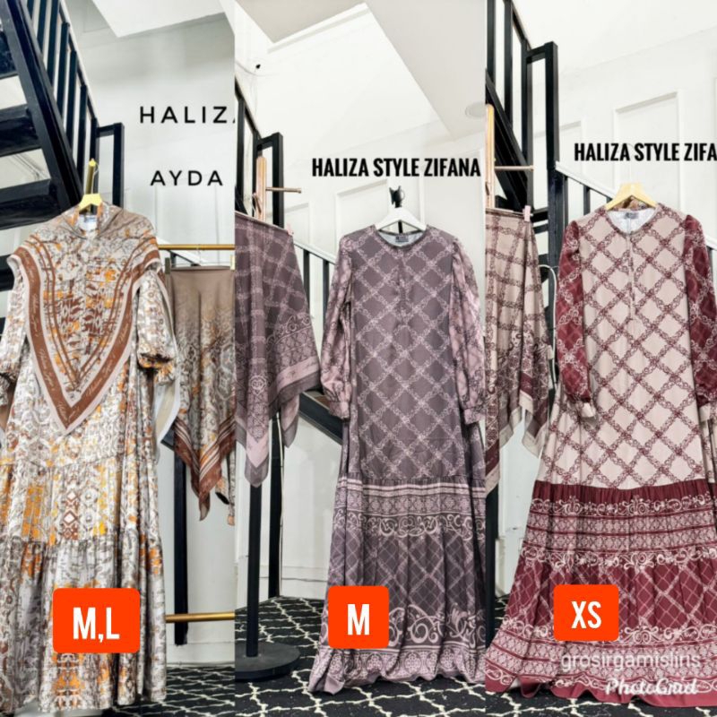 Jual Gamis Haliza Zifana Silk by Haliza Syar'i Haliza Style Abaya ...