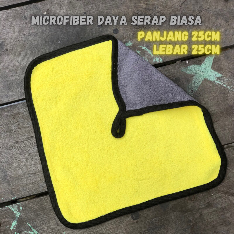Jual Kain Lap Microfiber 2 Sisi (Free sticker) | Shopee Indonesia