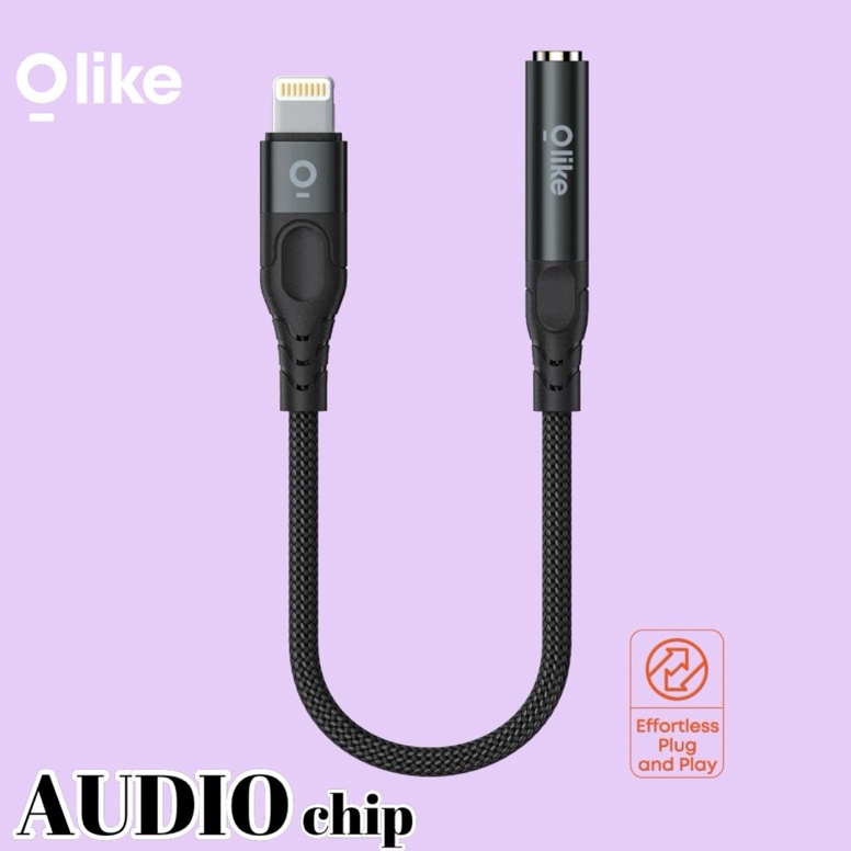 Jual KODE U57D Olike ATL1 Audio Converter Adapter LIGHTNING to AUX 35mm ...