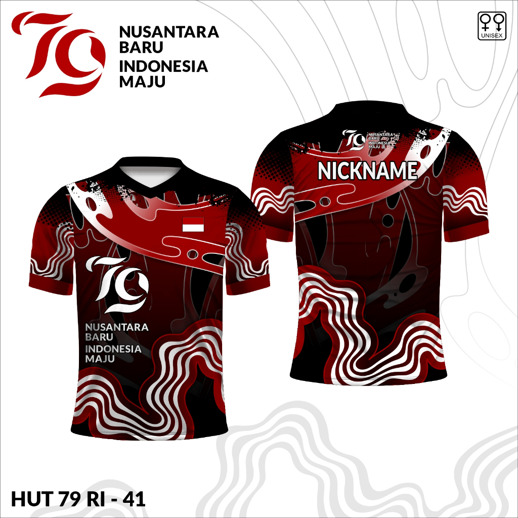 Jual jersey dirgahayu kemerdekan ri ke 79 kaos kemerdekaan indonesia ke 79 baju kemerdekaaan ...
