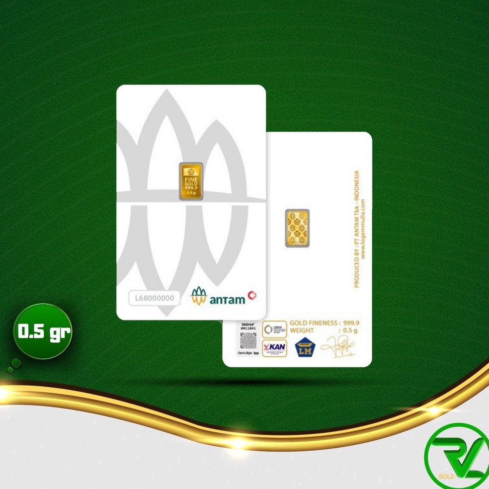 Jual KODE D83R Rvl Gold Logam Mulia Antam Produksi 224 5GR new | Shopee ...