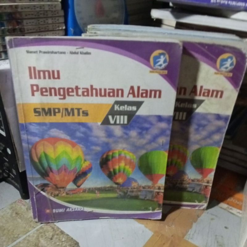 Jual BUKU IPA/ILMU PENGETAHUAN ALAM UNTUK SMP KELAS VIII/8/2 REVISI K13 PENERBIT BUMI AKSARA ...