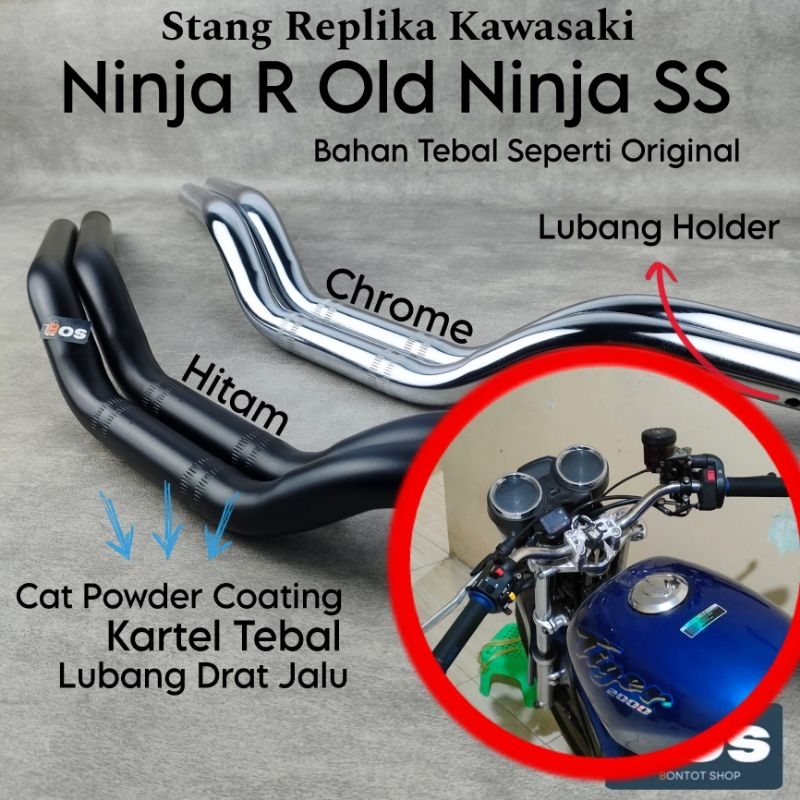 Jual Stang Ninja SS R Kiss Setang Pipa Universal Replika Original ...