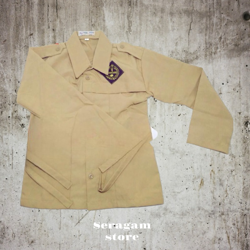 Jual Baju Pramuka Penggalang Lengan PANJANG Perempuan Seragam Sekolah SD SMP SMA CEWEK | Shopee ...