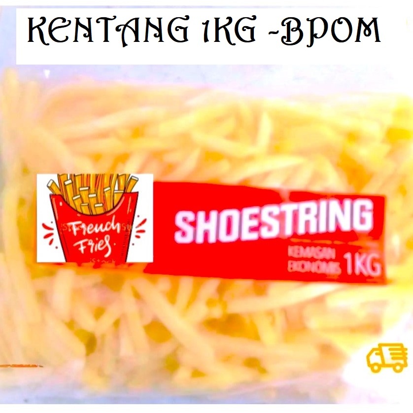 Jual Kentang Goreng Shoestring Frozen ( kk/Bart 1Kg ) French Fries ...