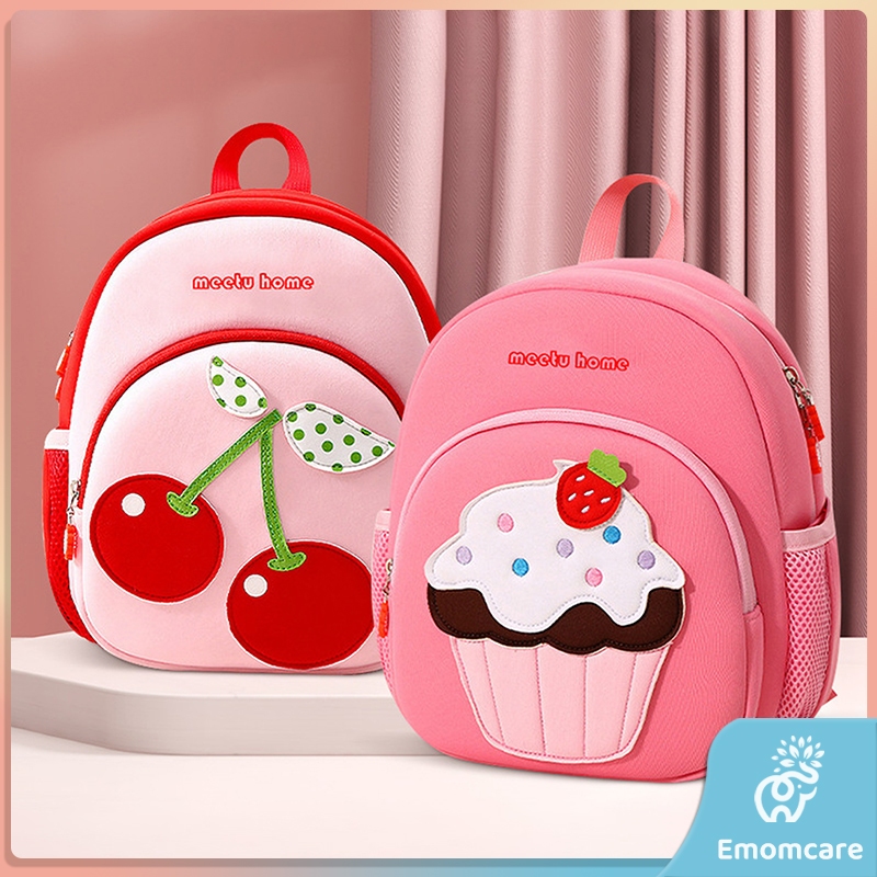 Jual Tas Sekolah TK Anak Tas Anak Sekolah PAUD PG TK Anti Air Cherry ...