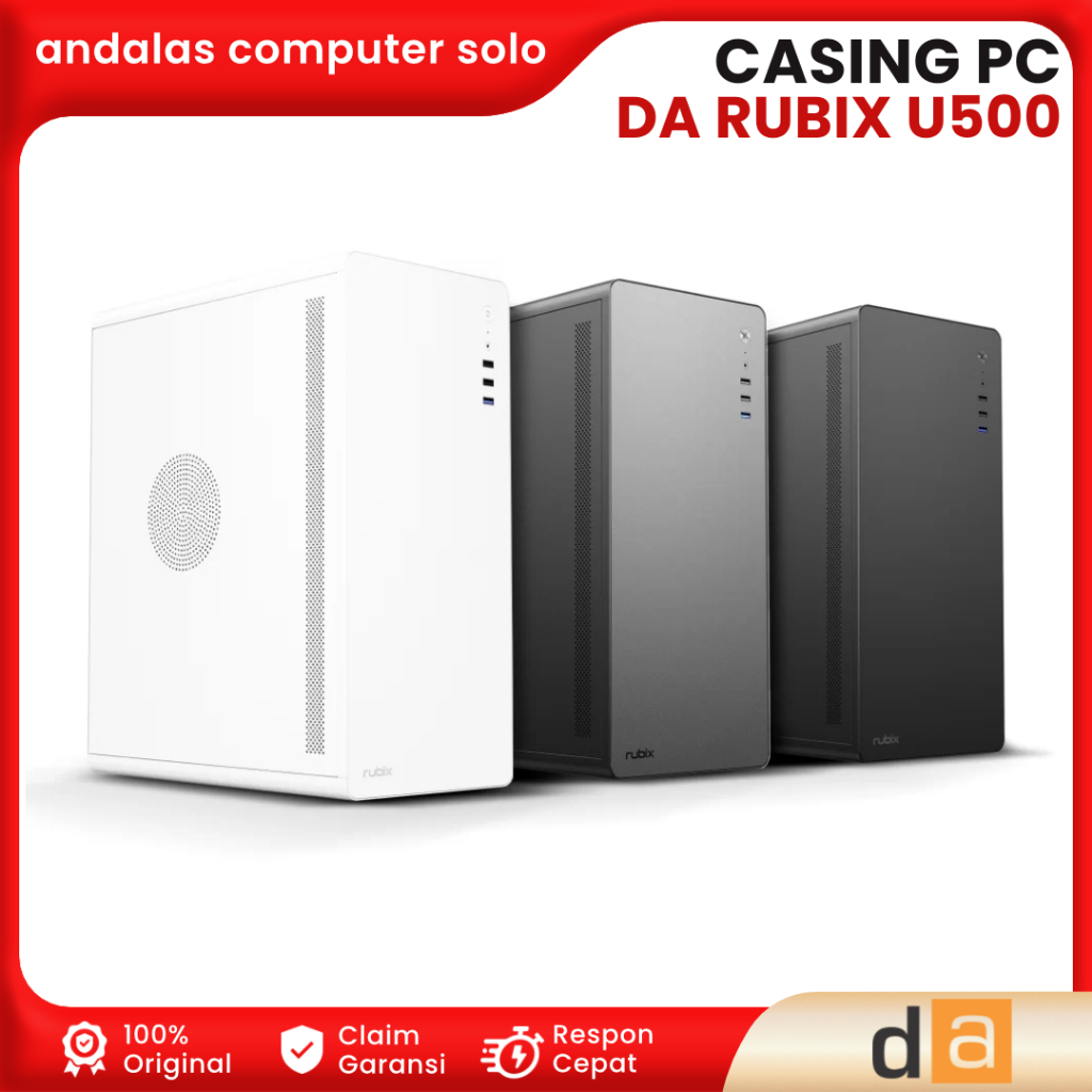 Jual Casing PC Komputer Case Office PC Digital Alliance Rubix U500 | Shopee Indonesia