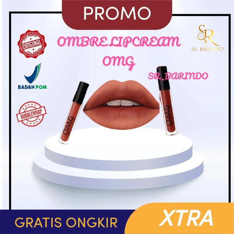 Jual Paket Ombre Lips OMG | Lipcream OMG Ombre Coffee Edition| Lipcream ...