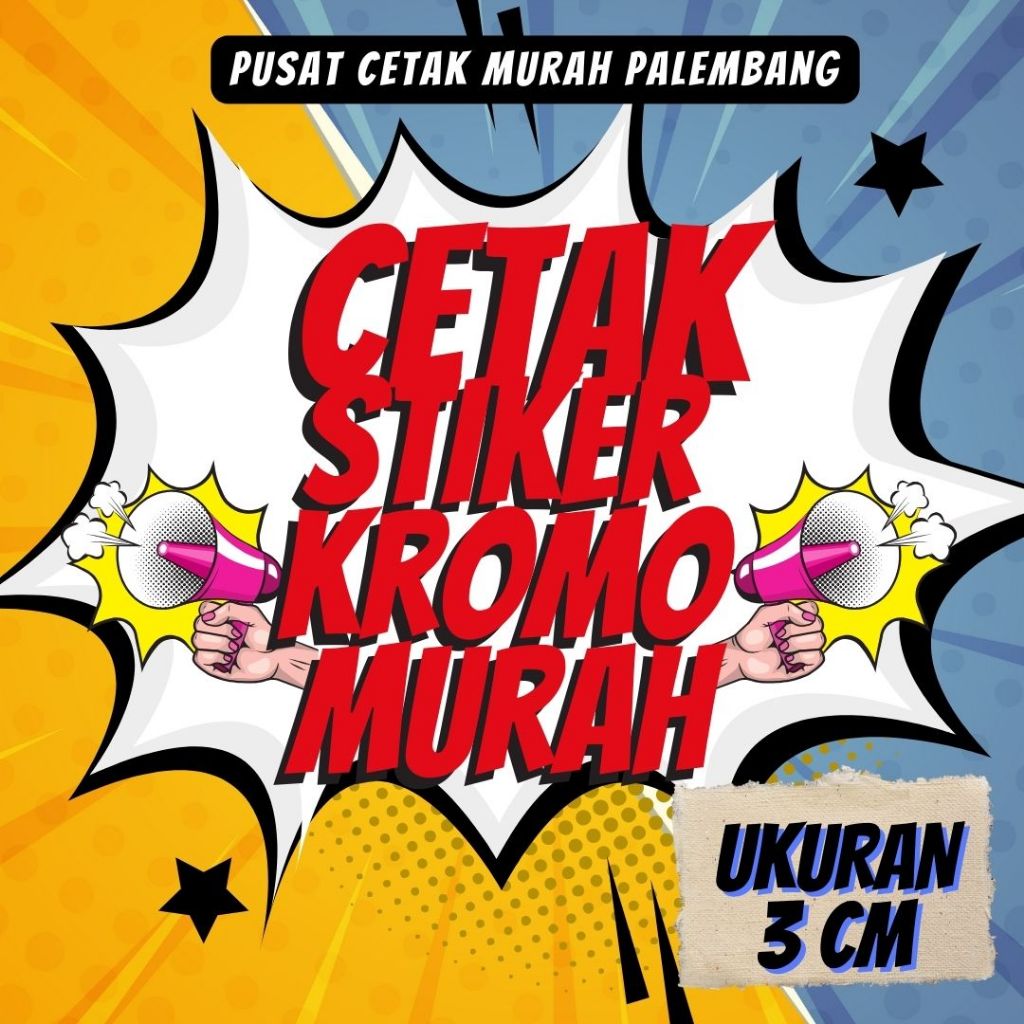 Jual STIKER KROMO MURAH CUTTING CUSTOM 3CM | Shopee Indonesia