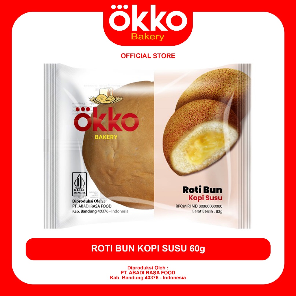 Jual Okko Roti Bun Kopi Susu 60g | Shopee Indonesia