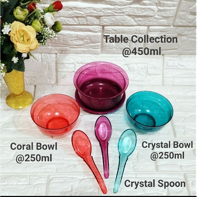 Jual Crystal Bowl/Crystaline bowl/bowl Tupperware/mangkok Tupperware ...