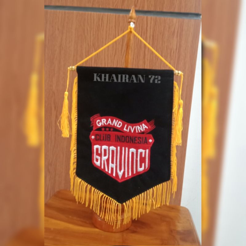 Jual bendera vandel coustem plus tiang kayu | Shopee Indonesia