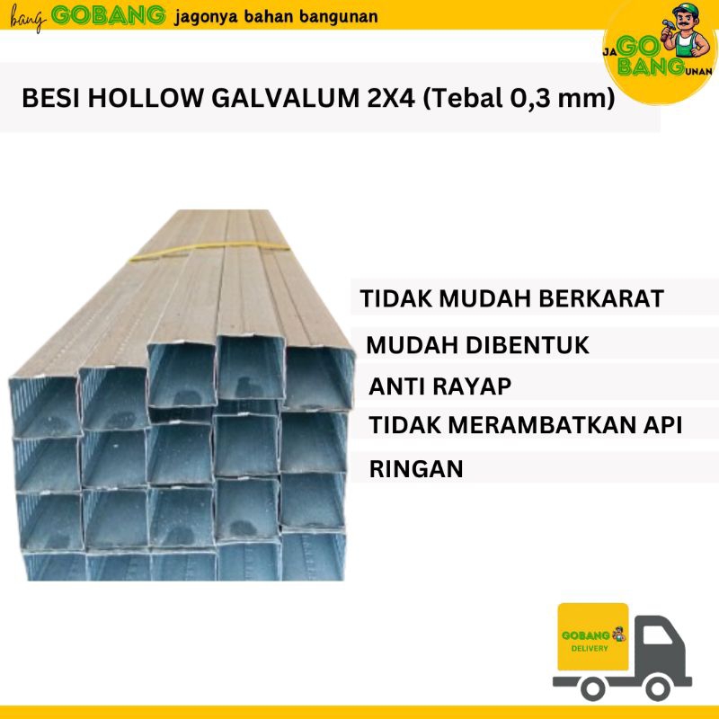 Jual Hollow Galvanis 2x4 dan 4x4 | Shopee Indonesia
