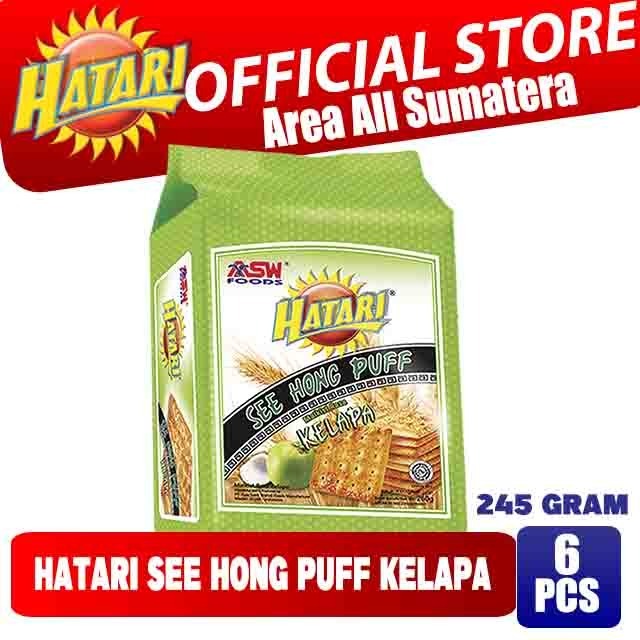 Jual Hatari See Hong Puff Kelapa 245 Gram ( 6 pcs ) | Shopee Indonesia