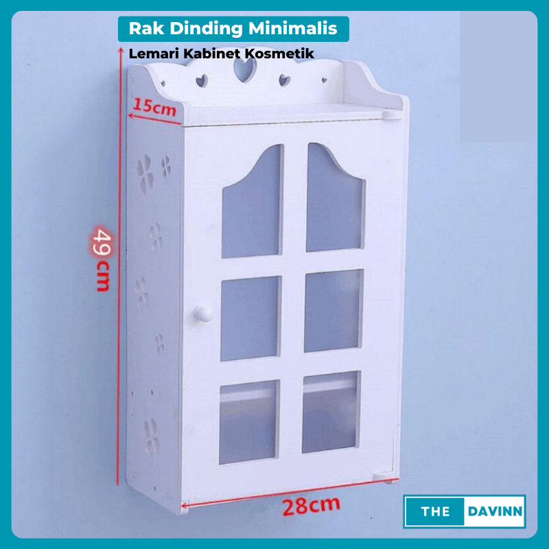 Jual Rak Dinding Tempel Minimalis Lemari Kabinet Tempat Penyimpanan ...