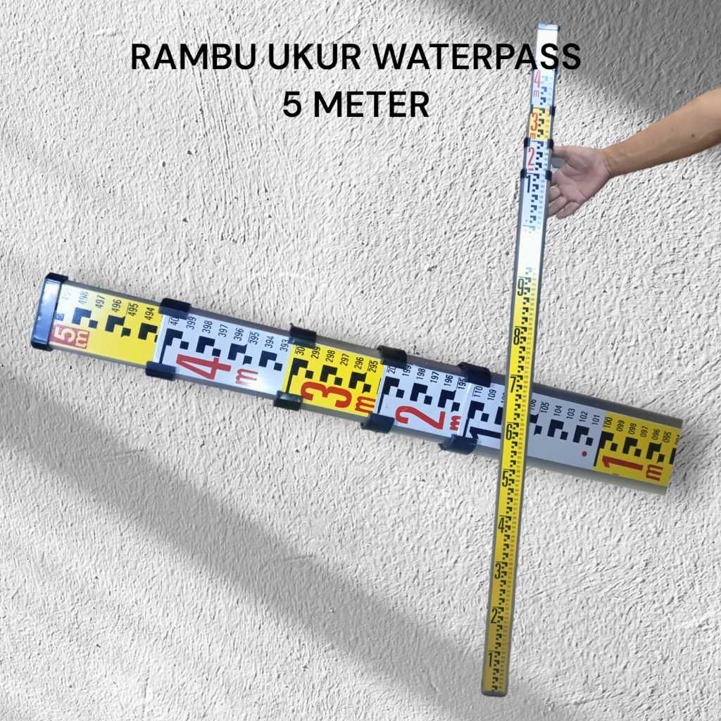 Jual RAMBU UKUR WATERPASS 5 METER | Shopee Indonesia