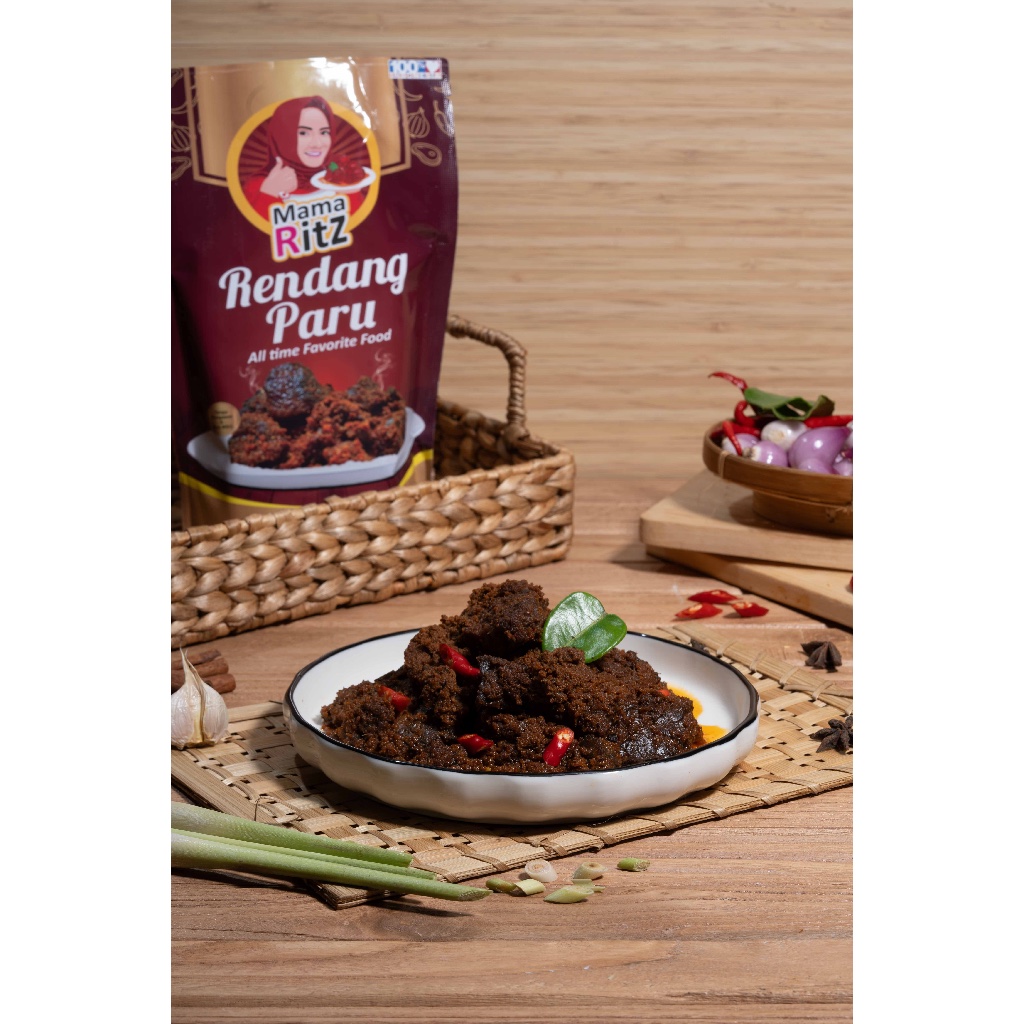 Jual Rendang Paru Dapoermamaritz (500 gr) | Shopee Indonesia