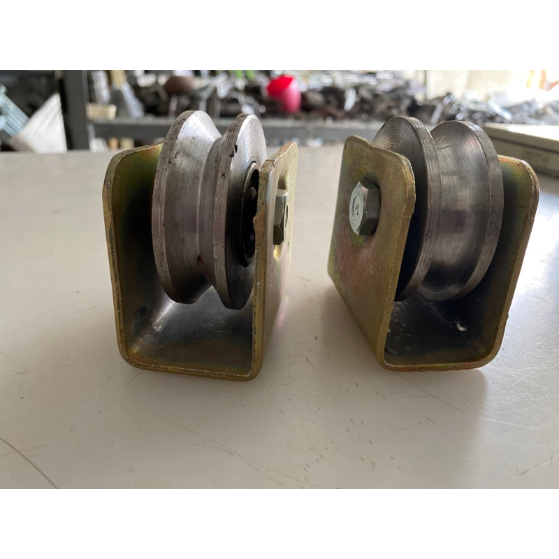 Jual Roda As Super besi ukuran 7cm // Roda Super Rel U (Bulat) & Rel V ...