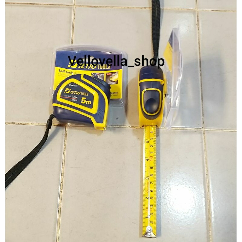 Jual Meteran 5 Meter auto stop otomatis Jetjo lakoni / measuring tape ...