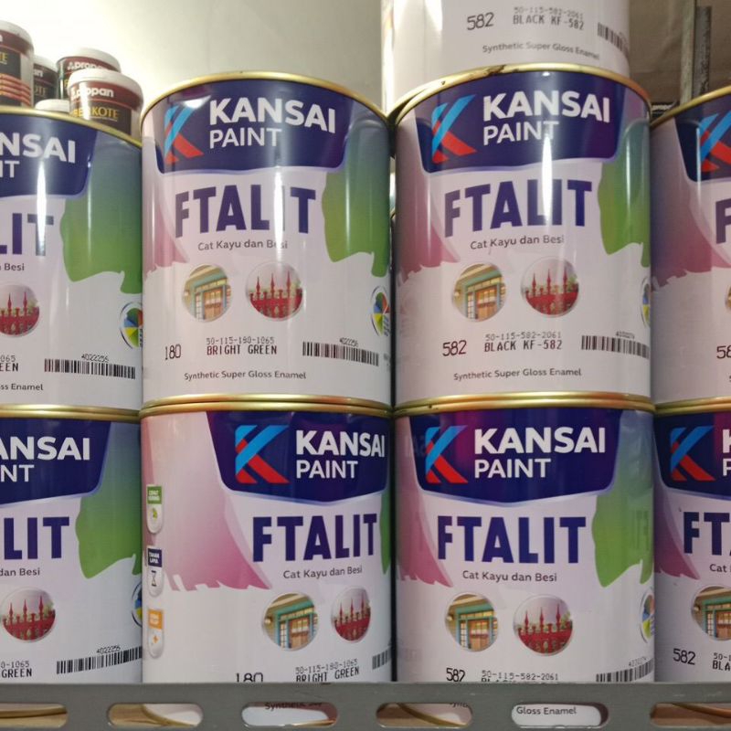 Jual Ftalit super white Cat minyak Kansai Paint 1kg | Shopee Indonesia