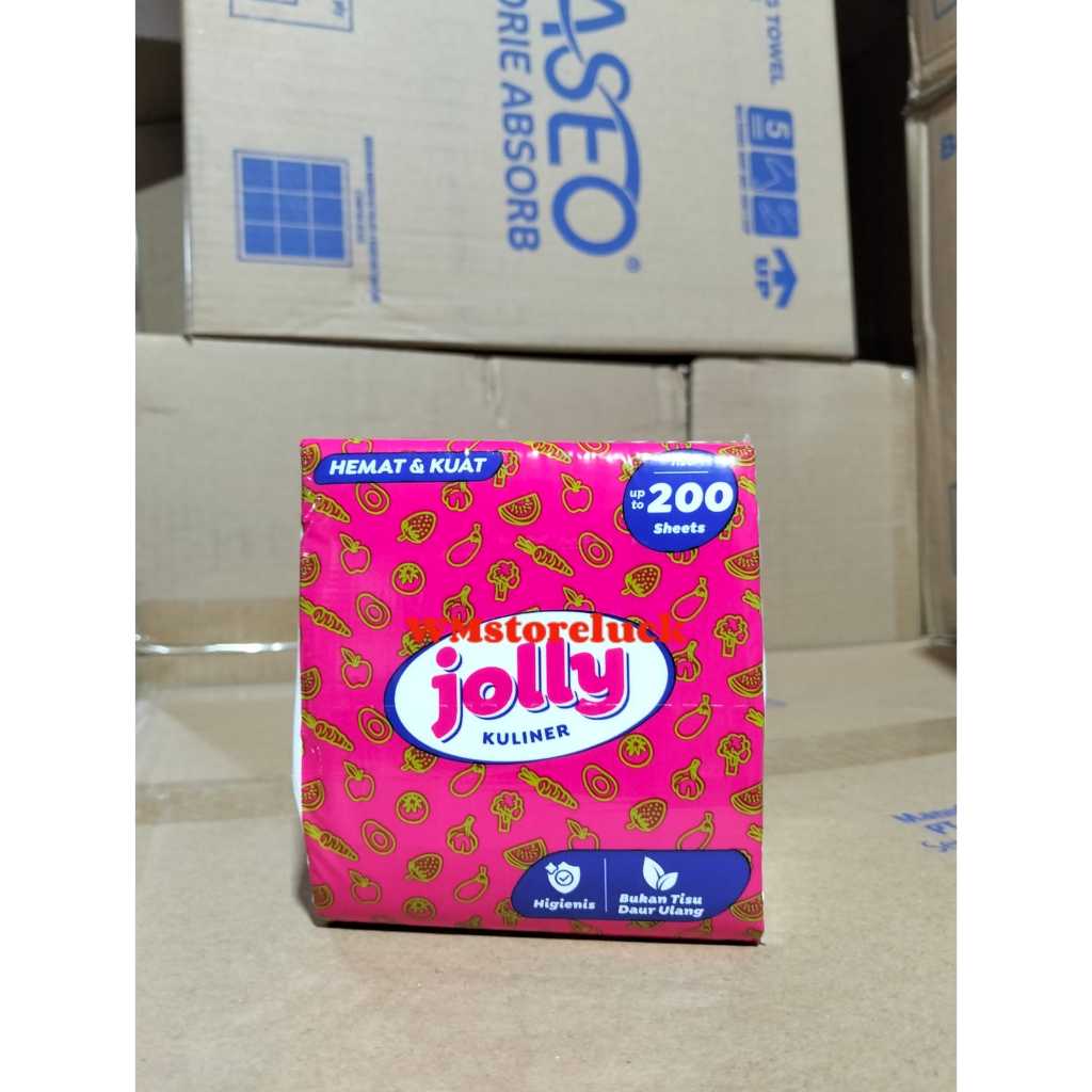 Jual 1 PCS JOLLY POP UP Kuliner Tissue / tisu rumah makan persegi mini ...