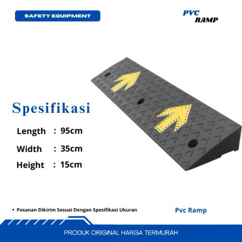 Jual Curb Ramp - Ramp Dari Bahan Pvc Tebal 15 CM | Shopee Indonesia