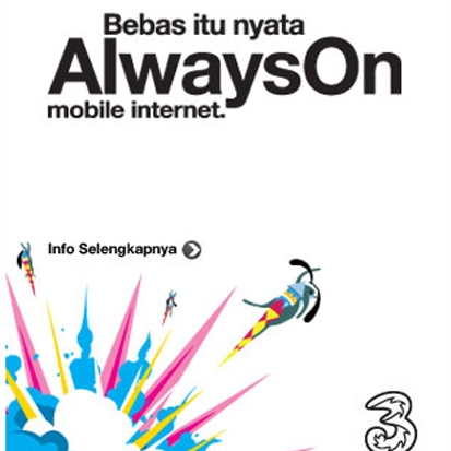 Jual Voucher Kuota Internet Three AlwaysOn (AON) | Shopee Indonesia