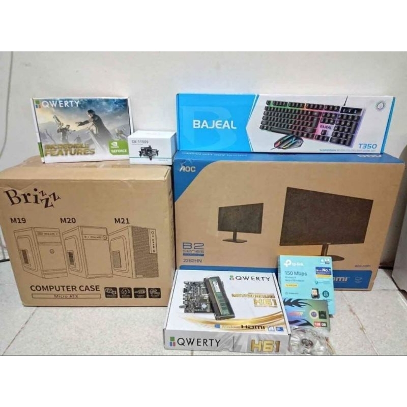 Jual Rakit PC New Full Set core I5 dan monitor 22 inch | Shopee Indonesia